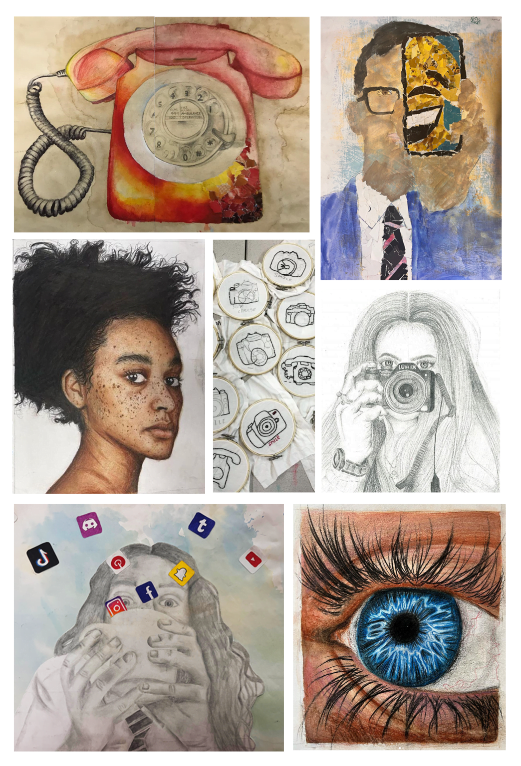 Art in Year 9 - Walton High School Stafford