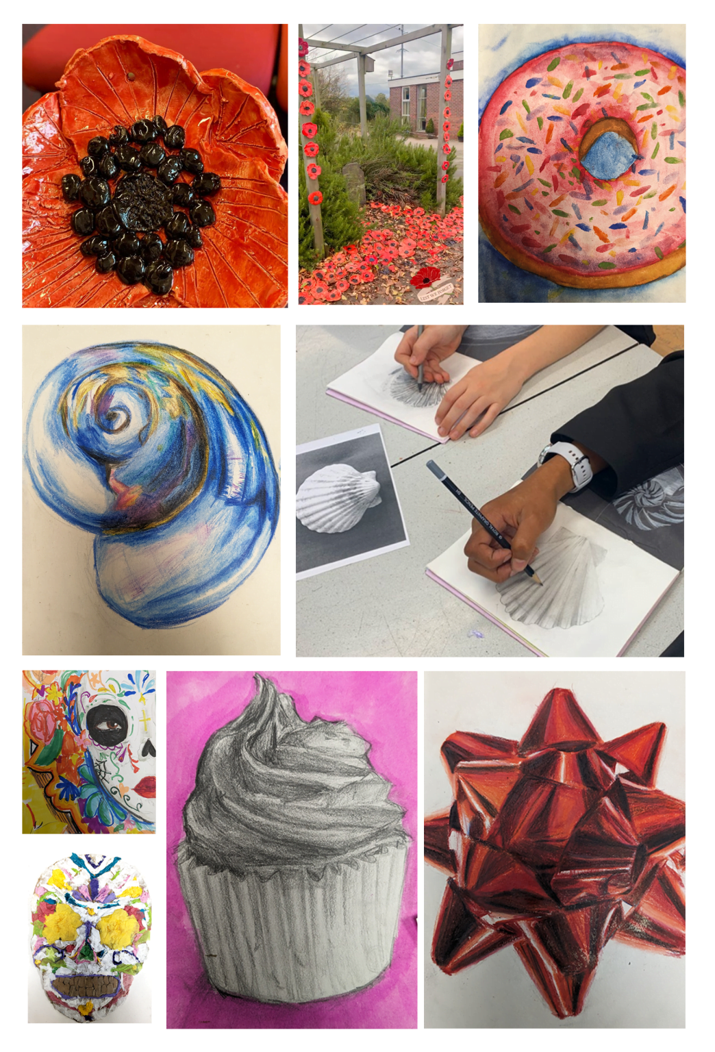 Art in Year 7 - Walton High School Stafford